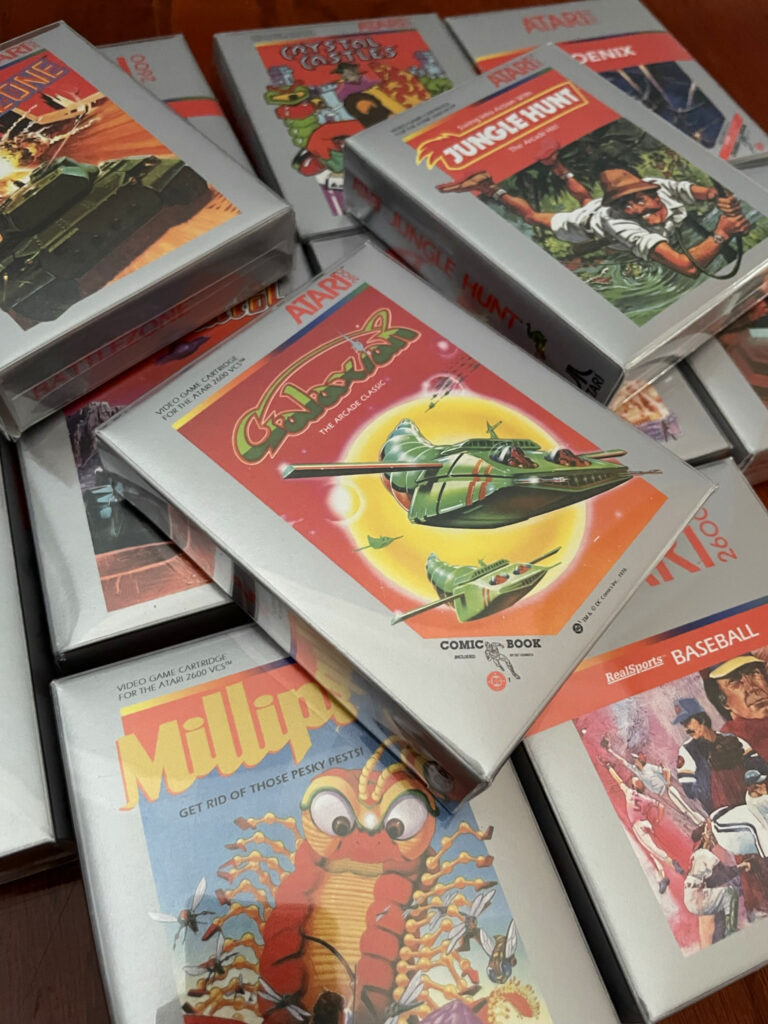 Atari 2600 (Atari Silver) Mini Boxes **PREMIUM PAPER** – Minibox Gaming